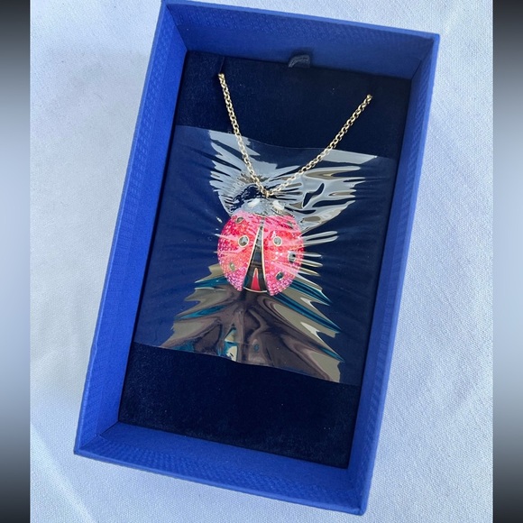 Swarovski | Jewelry | Swarovski Rosemarie Ladybugnecklace Large Nwb ...